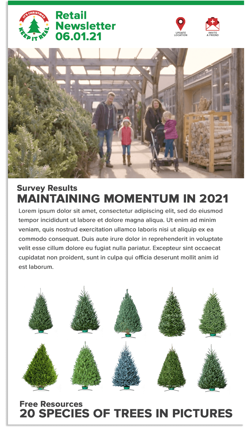 Sell More Real Christmas Trees